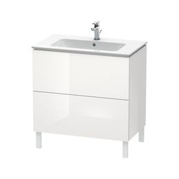 Duravit Waschtischunterschrank L-Cube 82x48,1cm, we. hgl, 2 Ausz&uuml;ge, stehend (LC662602222)