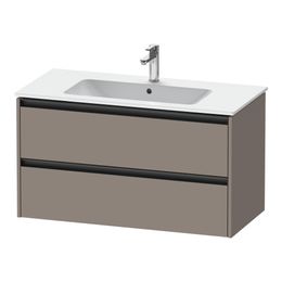 Duravit Waschtischunterschrank Ketho.2 101x48cm, bas. ma, 2 Schub., wandh&auml;ngend (K25264043430000)
