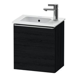 Duravit Waschtischunterschrank D-Neo 41x27,4x44cm, 1 T, An L, ES geb/Eiche sw (DE4259L70160000)