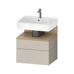 Duravit Waschtischunterschrank Qatego 59x47x59cm, E na/tau m, 1 Kast, m B (QA4393030910010)