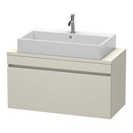 Duravit Waschtischunterschrank Com DuraStyle 100x47,8cm, taupe, f&uuml;r Konsole, 1 Auszug (DS530409191)