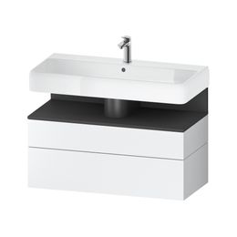 Duravit Waschtischunterschrank Qatego 99x47x59cm, gra m/we m, 1 Kast, m B (QA4395049180010)