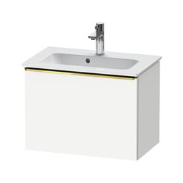 Duravit Waschtischunterschrank D-Neo Compact 61x37,2, gol pol/wei&szlig; ma, 1 Ausz., wandh&auml;ngend (DE4268034180000)