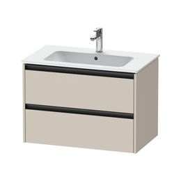 Duravit Waschtischunterschrank Ketho.2 81x48cm, Tau ma, 2 Schub., wandh&auml;ngend (K25263091910000)
