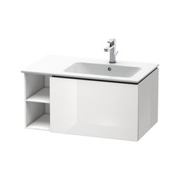Duravit Waschtischunterschrank L-Cube 82x48,1x40cm, 1 Ausz., Beck. re, we. hgl (LC619202222)