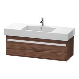Duravit Waschtischunterschrank Ketho 120x45,5cm, Nussb dkl., 1 Ausz., wandh&auml;ngend (KT669202121)