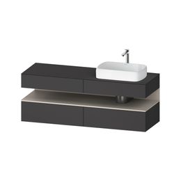 Duravit Waschtischunterschrank Qatego 160x55x60cm, T m/Gr m, Pl, Beck. re (QA4778091490000)