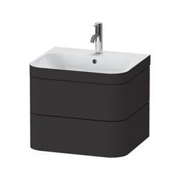 Duravit M&ouml;belwaschtisch-Unterschrank Happy D.2 Plus 57,5x49cm, 1 HL, graph matt, 2 Schubk. (HP4635O8080)