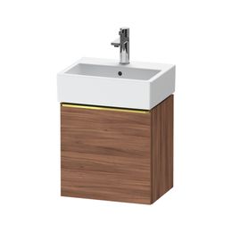 Duravit Waschtischunterschrank D-Neo 43,4x32,2x44cm, 1 T&uuml;r, An R, g pol/Nu N (DE4217R34790000)