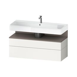 Duravit Waschtischunterschrank Qatego 119x47x59cm, ba m/we m, 1 Kast, 1 Ausz. (QA4396043840000)