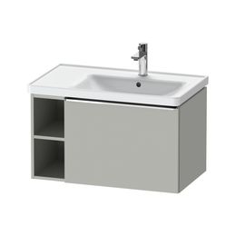 Duravit Waschtischunterschrank D-Neo 78,4x45,2cm, 1 A, Beck. re, chr/Beton ma (DE4257010070000)