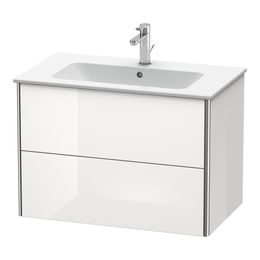 Duravit Waschtischunterschrank XSquare 81x47,8cm, f Gr hgl, 2 Schubk., wandh&auml;ngend (XS417208989)