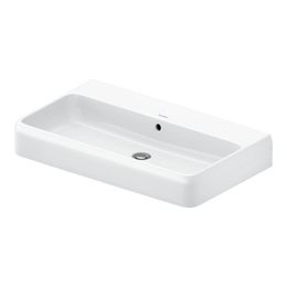 Duravit Waschtisch Qatego 80x47cm, w g, o. Hahnl., m &Uuml;L, Hahnloch (2382800060)
