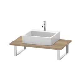 Duravit Konsole L-Cube 80-200x55cm, 1 AS, St&auml;r 3cm, Ei marm. (LC106C05555)