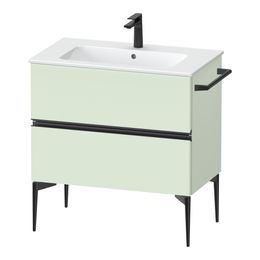 Duravit Waschtischunterschrank wandh&auml;ngend Sivida 81x59,1x47,7cm, 2 Schub., gr&uuml;n m, Gr. sw (SV46440BDHH0000)