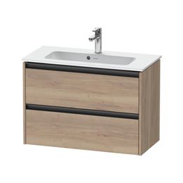 Duravit Waschtischunterschrank Ketho.2 Compact 81x39cm, Ei marm., 2 Schub., wandh&auml;ngend (K25256055550000)