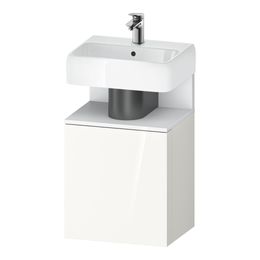 Duravit Waschtischunterschrank Qatego 44x35x64,5cm, 1 T, T. re, we matt/we hgl (QA4076R18220000)
