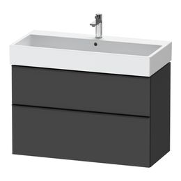 Duravit Waschtischunterschrank D-Neo 98,4x44,2cm, sw/Grap m, 1 Kast, 1 Ausz. (DE43740BD490000)