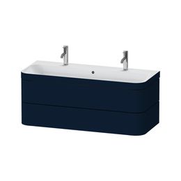 Duravit M&ouml;belwaschtisch-Unterschrank Happy D.2 Plus 117,5x49cm, m 1 HL, 2 La, blau s-matt (HP4640O98980000)