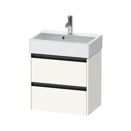 Duravit Waschtischunterschrank Ketho.2 Compact 58,4x39x54,9cm, 2 SBK, wandh&auml;ngend, we. matt (K25273084840000)