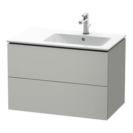 Duravit Waschtischunterschrank L-Cube 82x48,1x55cm, 2 SBK, B re, betongr ma (LC629200707)