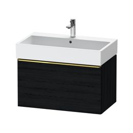Duravit Waschtischunterschrank D-Neo 78,4x44,2cm, g pol/Ei sw, 1 Ausz., wandh&auml;ngend (DE4273034160000)