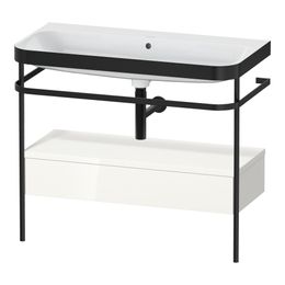Duravit M&ouml;belwaschtisch-Kombi Happy D.2 Plus 97,5x49cm, o HL, w g, m Konso, 1 Lad (HP4743N2222)