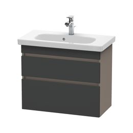 Duravit Waschtischunterschrank Com DuraStyle 73x36,8cm, gra m/bas ma, 2 SchKa., wandh&auml;ngend (DS649904943)