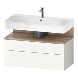 Duravit Waschtischunterschrank Qatego 99x47x59cm, E Ma/w g, 1 Kast, m Nischenb (QA4395055220010)