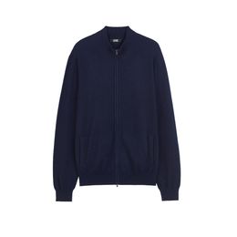 GOBI Cashmere Strickjacke 'Men's Essential Full-Zip Cashmere Cardigan' Herren Gr&ouml;&szlig;e XXXL navy