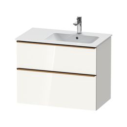 Duravit Waschtischunterschrank D-Neo 81x46,2cm, 1 Kast, B re, bron geb/we hgl (DE4367004220000)