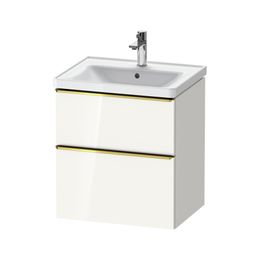 Duravit Waschtischunterschrank D-Neo 58,4x45,2x62,5cm, 1 Kast, g pol/wei&szlig; hgl (DE4359034220000)