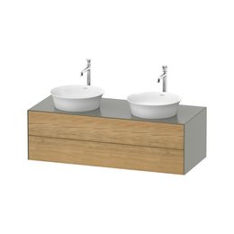 Duravit Waschtischunterschrank White Tulip 130x55cm, 2 La, E Nat StG m, k Ein/m Be (WT4988BH5920010)