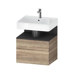Duravit Waschtischunterschrank Qatego 59x47x59cm, gra m/E ma, 1 Kast, 1 Ausz. (QA4393049550000)