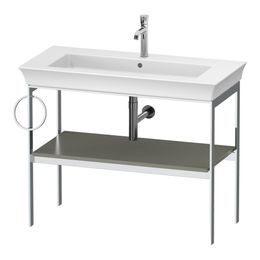 Duravit Waschtisch-Konsole White Tulip 98,4x45cm, Me, bo, HTH l, st-g s-matt (WT4544L9292)