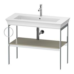 Duravit Waschtisch-Konsole White Tulip 98,4x45cm, Me, bo, HTH li, Tau s-matt (WT4544L6060)