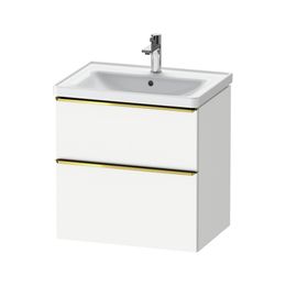Duravit Waschtischunterschrank D-Neo 63,4x45,2cm, g pol/w m, 1 Kast, 1 Ausz. (DE4354034180000)