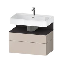 Duravit Waschtischunterschrank Qatego 79x47x59cm, gra m/ta m, 1 Kast, 1 Ausz. (QA4394080910000)