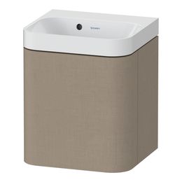 Duravit M&ouml;belwaschtisch Happy D.2 Plus 40x36cm, 1 T., Anschl re, o. HL, leinen (HP4344N75750000)