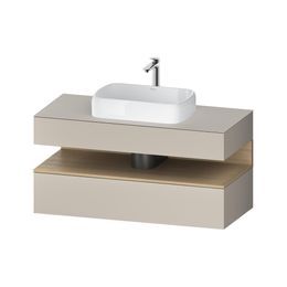 Duravit Waschtischunterschrank Qatego 120x55x60cm, E na/tau m, Pl, Nischenb (QA4732030910010)