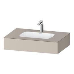 Duravit Einbauwaschtisch-M&ouml;bel-Set Qatego 80x55x17cm, T m, m Kons, 1 Ausschn, m &Uuml;L (QA4690091910000)