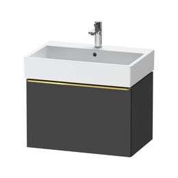 Duravit Waschtischunterschrank D-Neo 68,4x44,2cm, g pol/gra m, 1 Ausz., wandh&auml;ngend (DE4272034490000)
