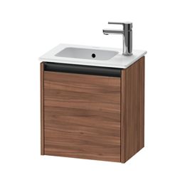 Duravit Waschtischunterschrank Ketho.2 41x29,2x44cm, 1 T&uuml;r, wd, An R, Nussb Nat (K25060R79790000)