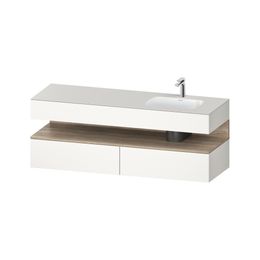 Duravit Einbauwaschtisch-M&ouml;bel-Set Qatego 160x50x60cm, Kon-WTU, B, B r, E Ma/w m (QA4796055840010)