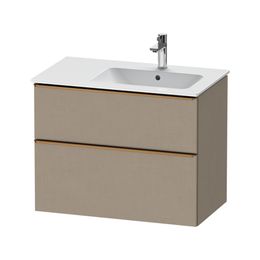 Duravit Waschtischunterschrank D-Neo 81x46,2cm, 1 Kast, B re, bron geb/Leinen (DE4367004750000)