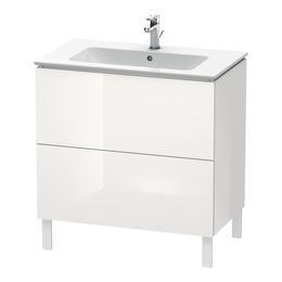 Duravit Waschtischunterschrank L-Cube 82x48,1cm, we. hgl, 2 Ausz&uuml;ge, stehend (LC662608585)