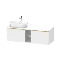 Duravit Waschtischunterschrank D-Neo 140x55cm, 2 A, 1 Pl, B L, g pol/wei&szlig; ma (DE4950L34180000)