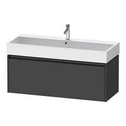 Duravit Waschtischunterschrank Ketho.2 118,4x46cm, graph ma, 1 Ausz., wandh&auml;ngend (K25079049490000)