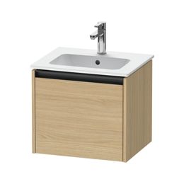 Duravit Waschtischunterschrank Ketho.2 51x42x44cm, 1 Ausz., wandh&auml;ngend, eiche natur (K25061030300000)