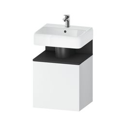 Duravit Waschtischunterschrank Qatego 49x42x64,5cm, 1 T, T l, graph matt/we ma (QA4077L49180000)